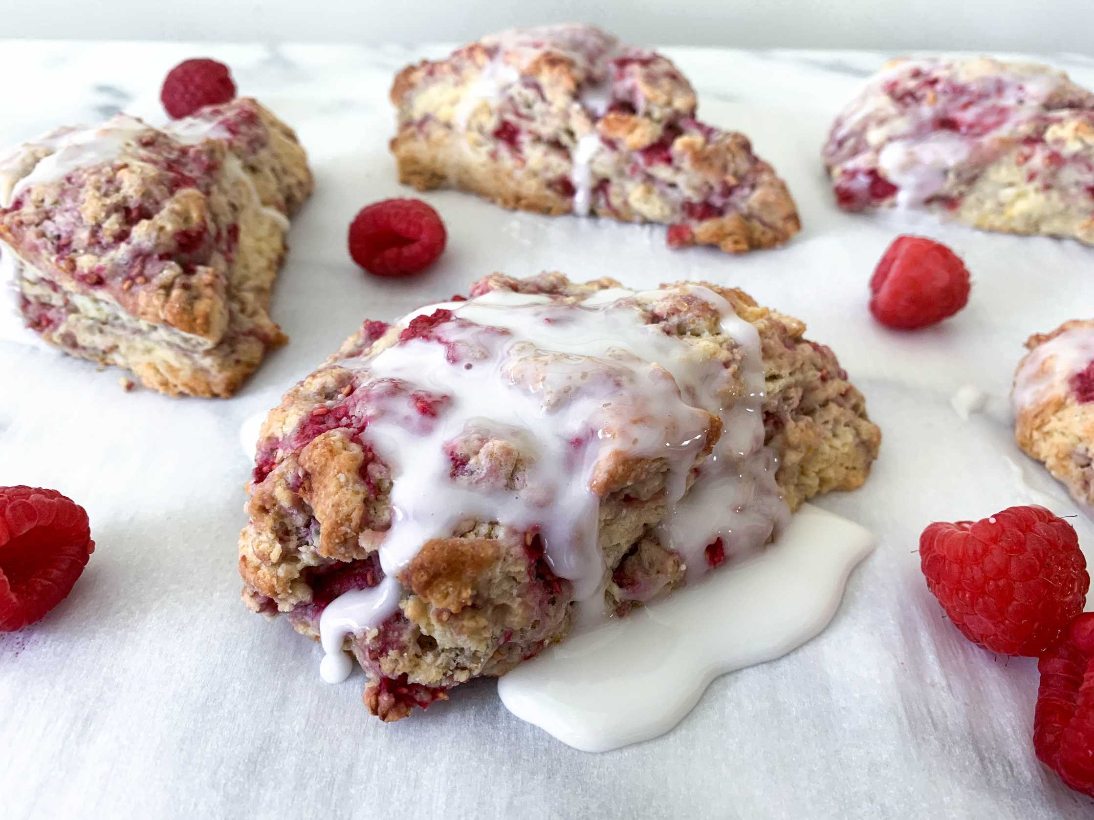 Raspberry Lemon Scones
